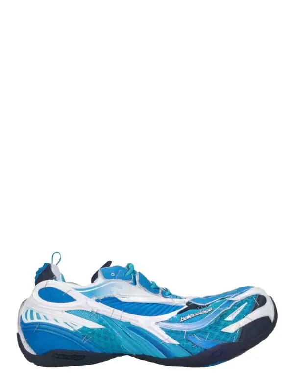 Balenciaga Panelled Sneakers - Blue