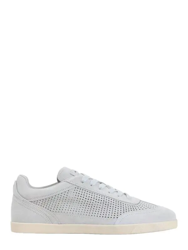 Kiton Openwork Suede Sneakers - Grey
