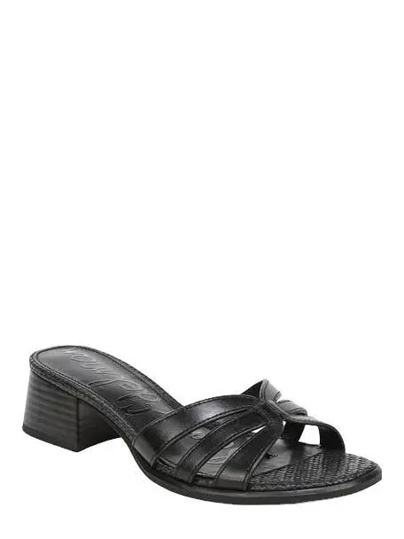 Sam Edelman Farrin Block Heel Sandal - Black