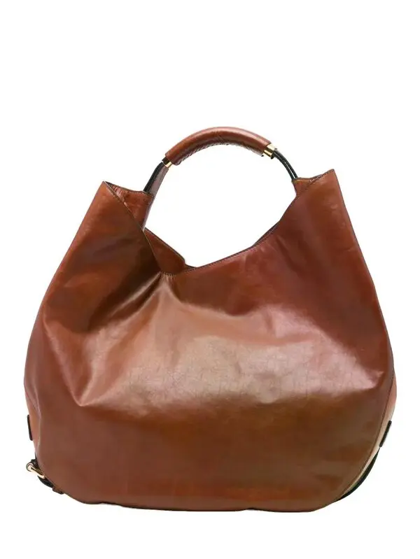Moschino Handle Shoulder Bag - Brown