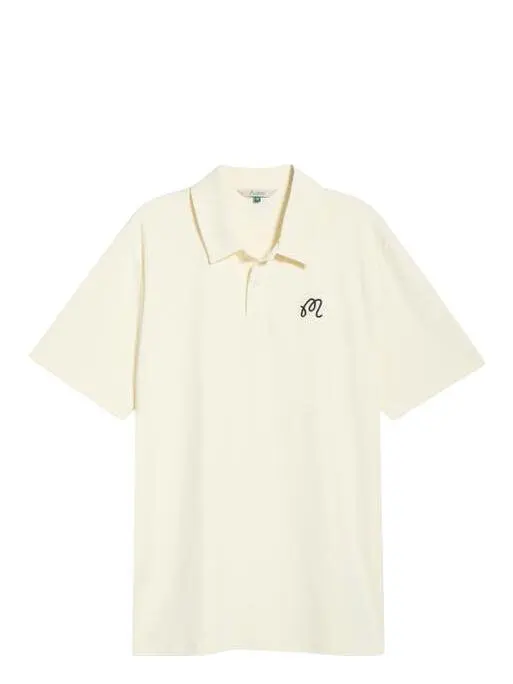 MALBON Fairway Polo - Ivory