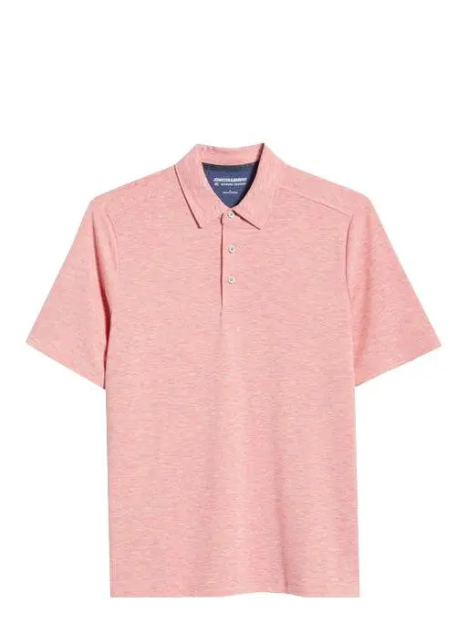 Johnston & Murphy Xc+™ Apex Performance Polo - Coral Heather