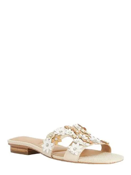 Dune London Loupes Slide Sandal - Ecru
