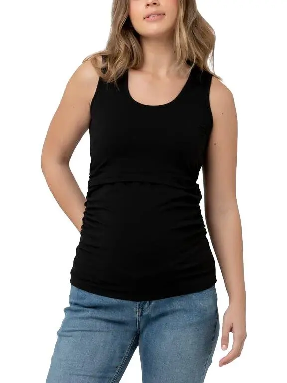 RIPE MATERNITY Organic Nursing Tank - Black