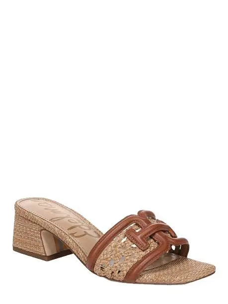 Sam Edelman Waylon Woven Sandal - Rich Congac/tawny Tan