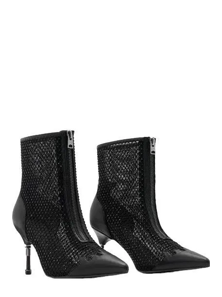 ALLSAINTS Natasha Mesh Bootie - Black