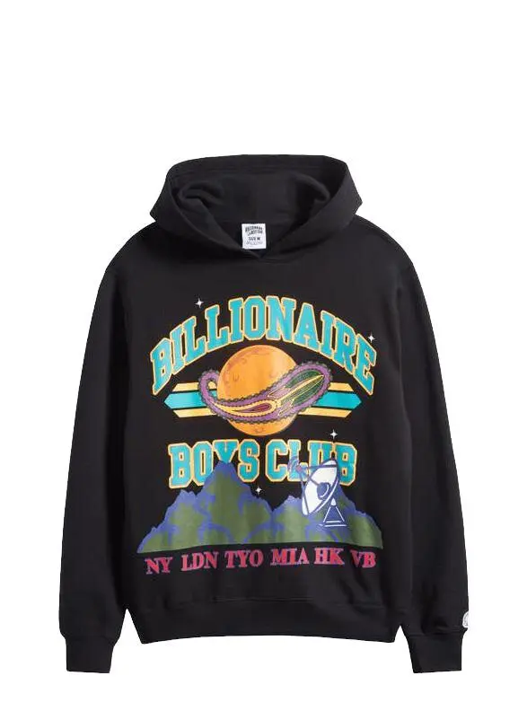 BILLIONAIRE BOYS CLUB Graphic Hoodie - Black