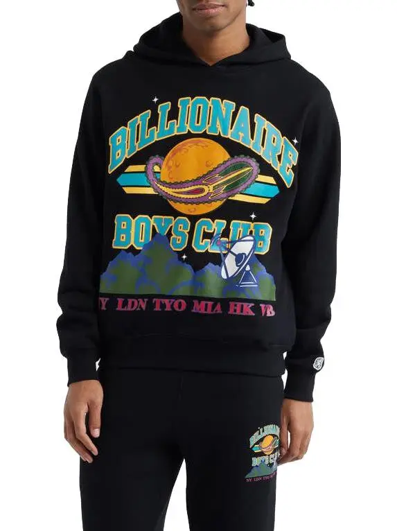 BILLIONAIRE BOYS CLUB Graphic Hoodie - Black