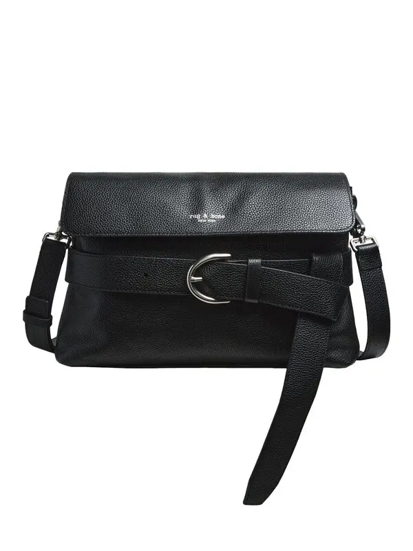 Rag & Bone Leather Lexington Crossbody Bag - Black