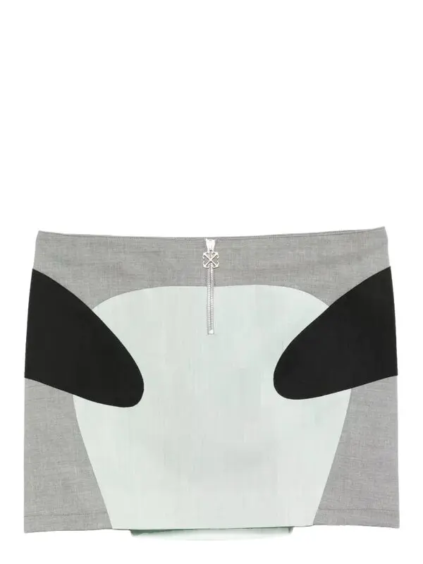 Off-White Zip-fastening Mini Skirt - Grey