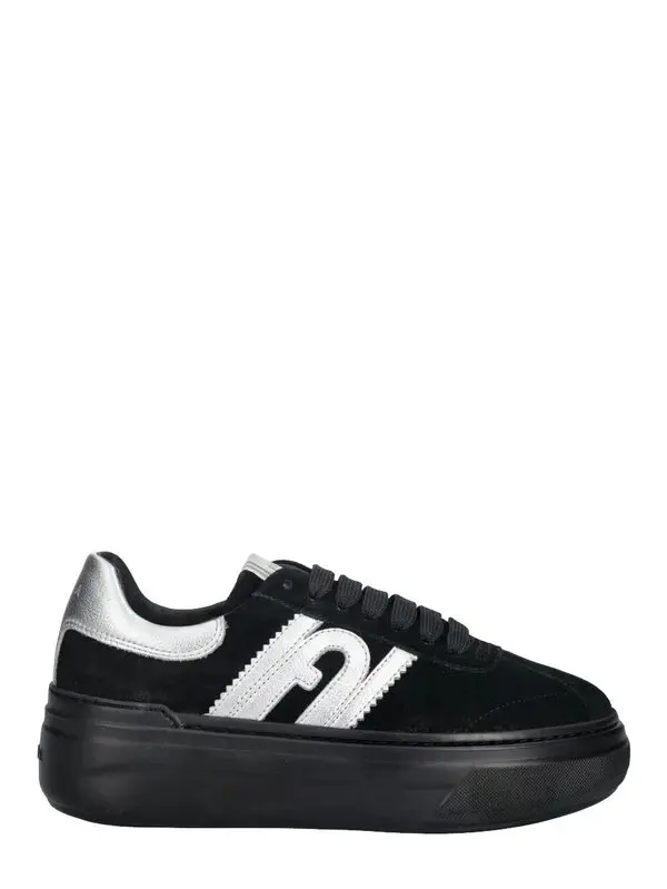 Furla Logo Detail Sneakers - Black