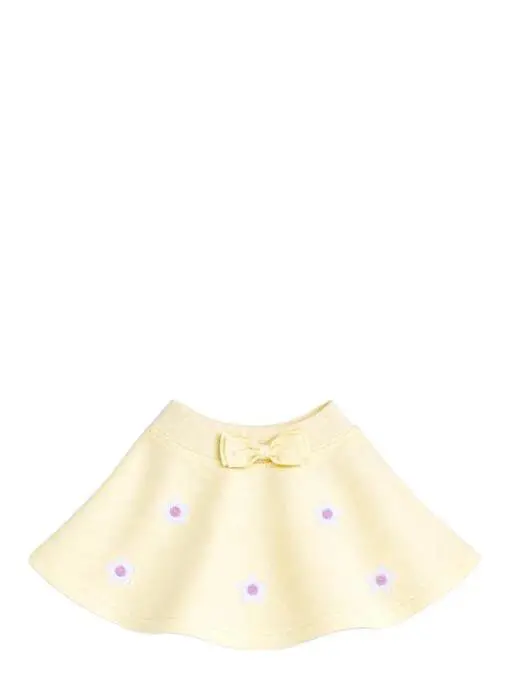 BITS & BOWS Bow Detail Skort - Yellow