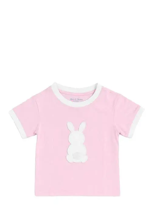BITS & BOWS Cottontail Bunny T-shirt - Pink