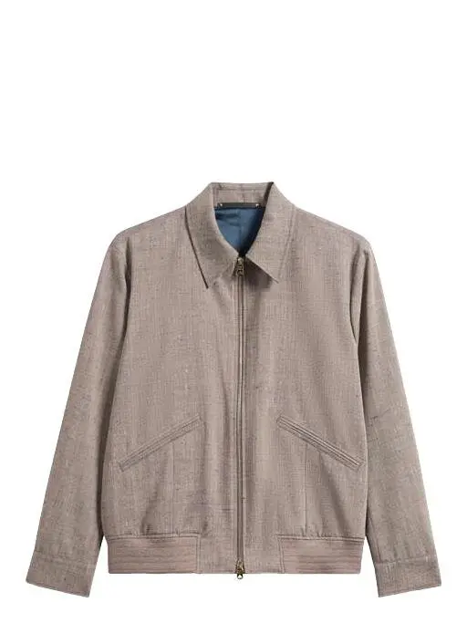 Paul Smith Regular Fit Wool Blend Jacket - Beige