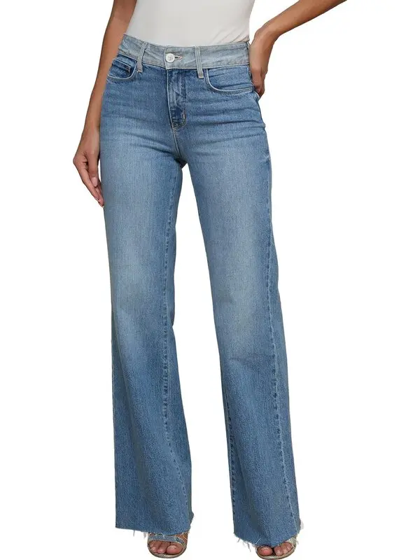 L'Agence Louane Wide-leg Flare Jean - Bexley