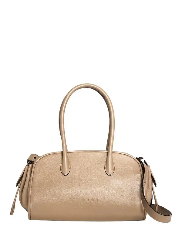 Marni Leather Satchel - Cork