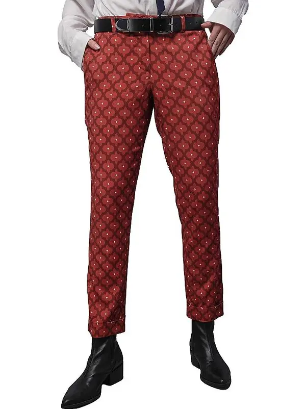 WILDFANG Tapered Trouser - Modern Fleur Cinnamon