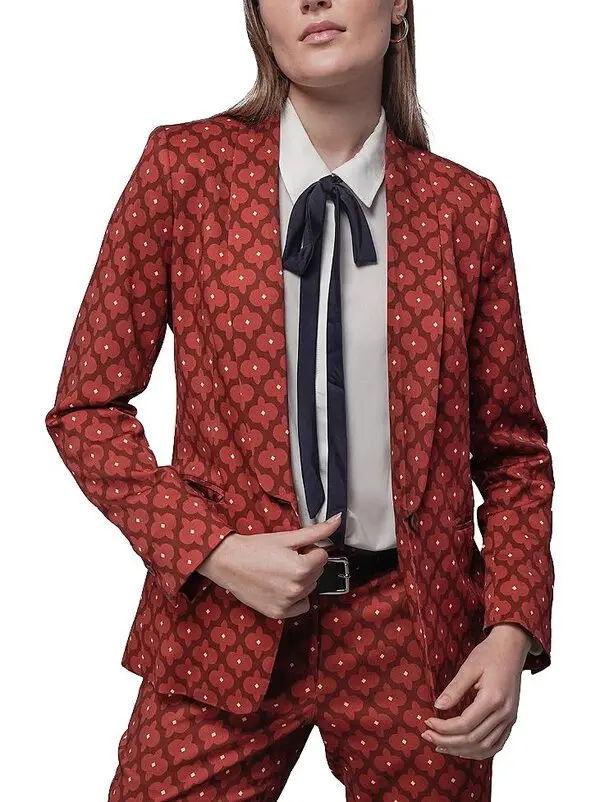 WILDFANG Tailored Tux Blazer - Modern Fleur Cinnamon