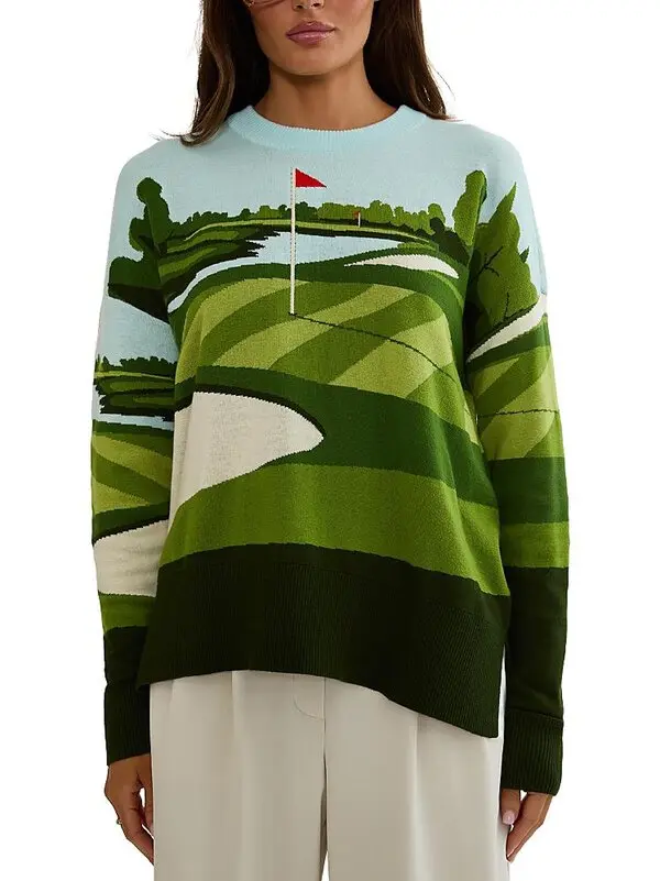 Beach Riot Callie Golf Course Sweater - Fairway