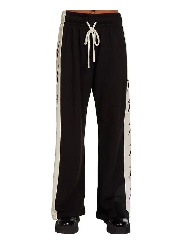 Lauren Moshi Shanley Bolt Affirmations Jogger - Black Bone