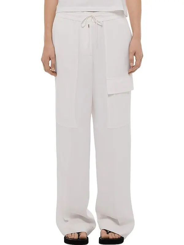 Helmut Lang Soft Cargo Pants - Ivory