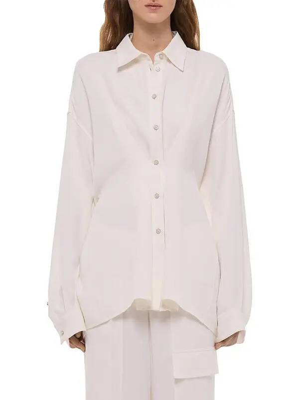 Helmut Lang Soft Cinched Shirt - Ivory