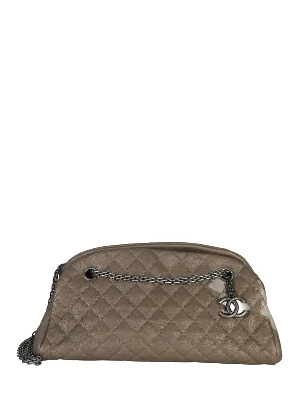 Chanel Just Mademoiselle Bowling Bag - Gray
