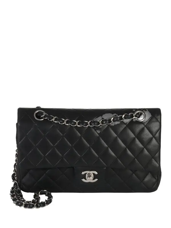 Chanel Quilted Lambskin Classic Flap Bag - Black