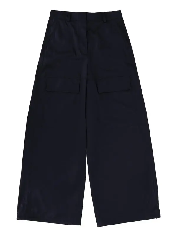 Stella McCartney Cotton Cargo Pants - Blue