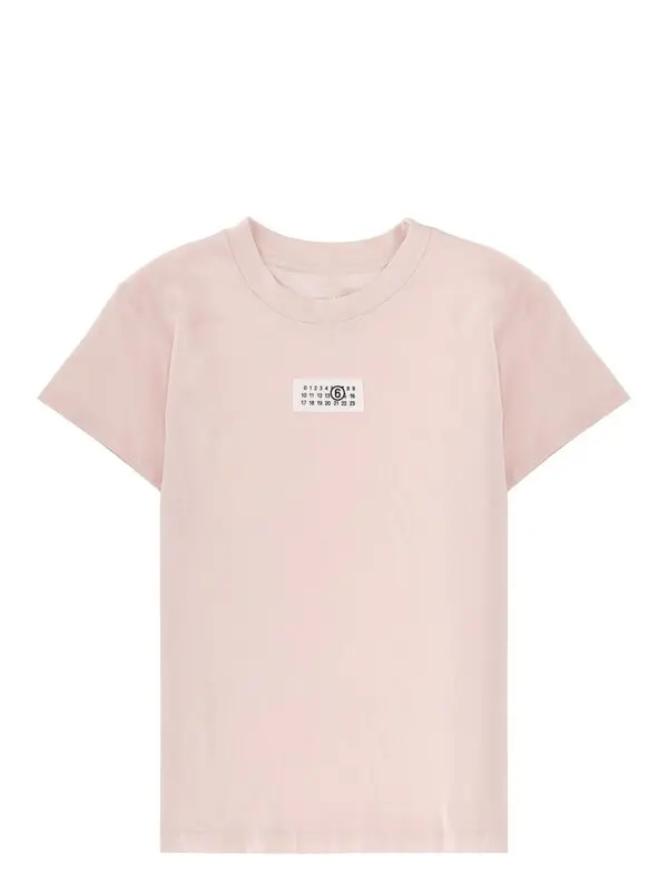 MAISON MARGIELA T-shirt With Logo - Pink
