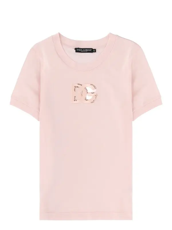 Dolce & Gabbana Logo T-shirt - Pink