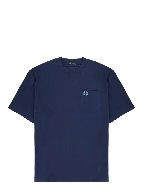 Fred Perry T-shirt With Logo - Blue