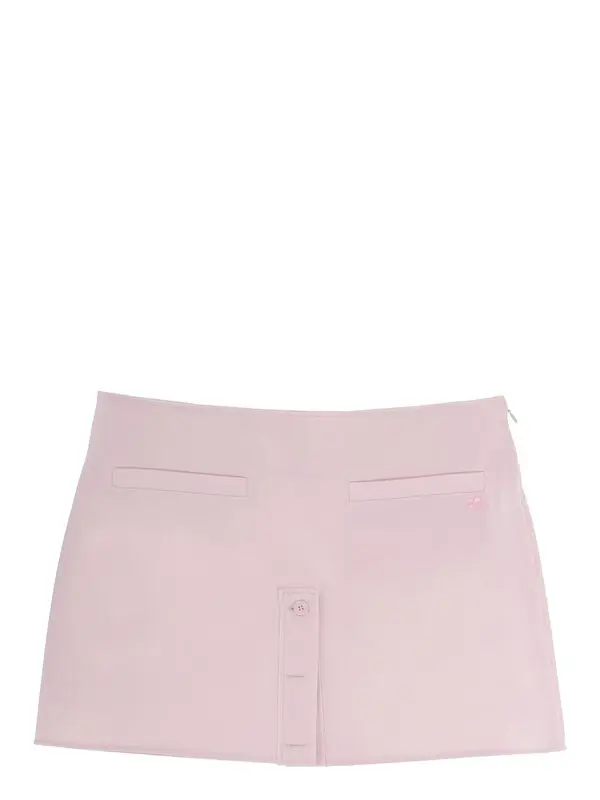 COURREGES Miniskirt With Buttons - Pink