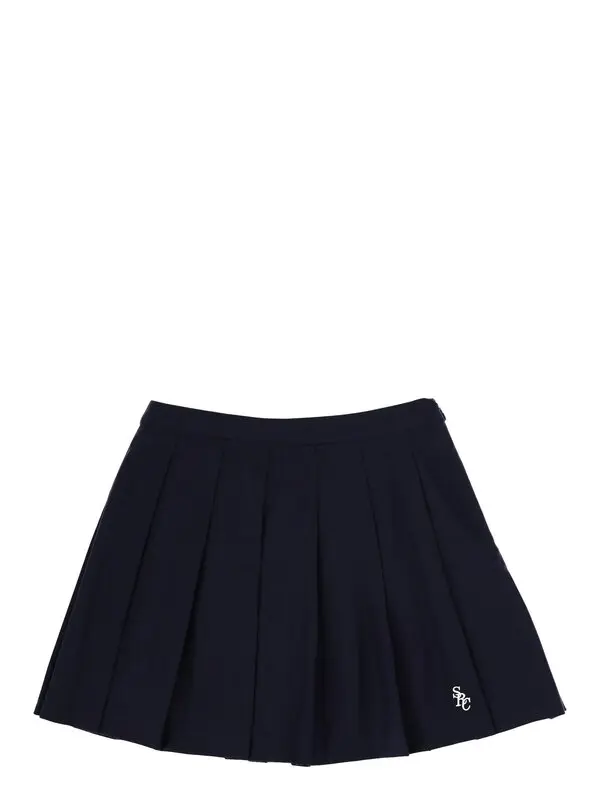 SPORTY & RICH Miniskirt With Logo - Blue