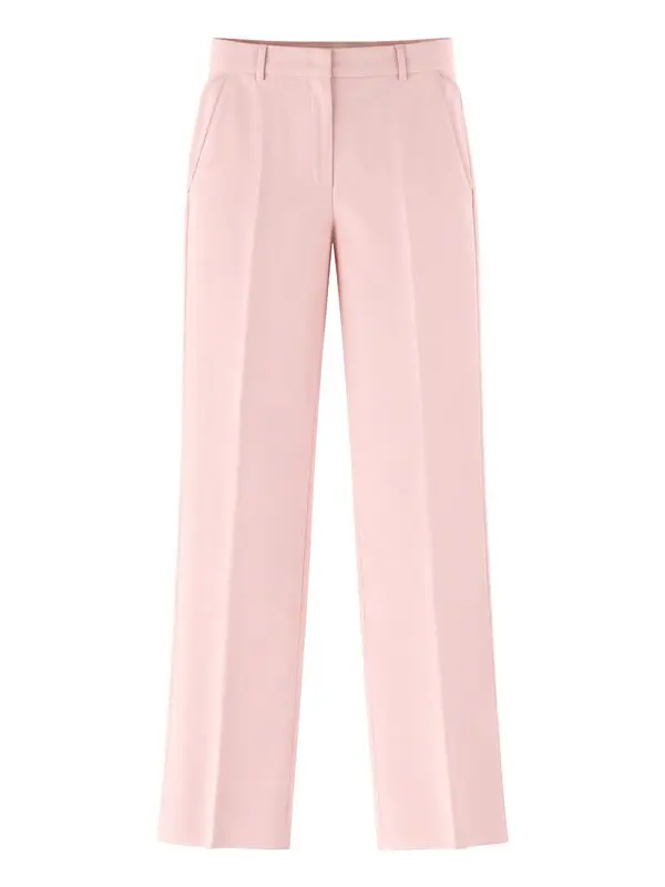 Max Mara Straight Leg Trousers - Pink