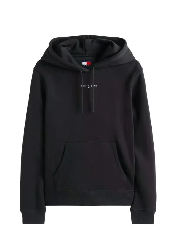 Tommy Hilfiger Logo Hoodie - Black