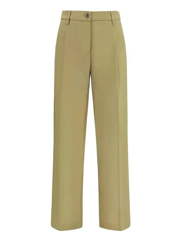 CRUNA Cora Pleated Trousers - Green