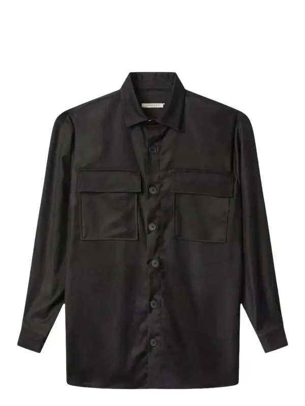 HINNOMINATE Buttoned Pocket Shirt - Black
