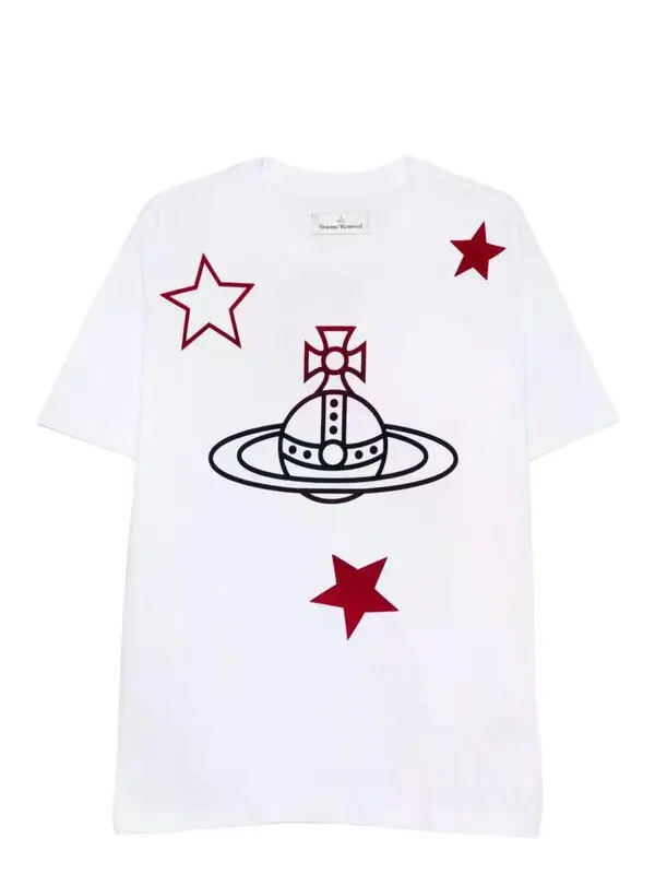 VIVIENNE WESTWOOD Orb And Stars Classic T-shirt - White
