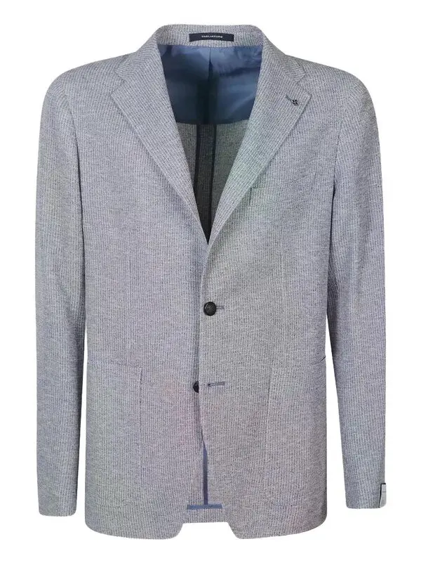 Tagliatore Notched-lapel Blazer - Blue