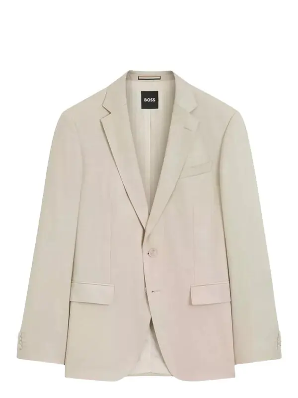 BOSS Cotton Blazer - Neutrals
