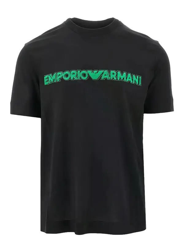 Emporio Armani Logo T-shirt - Black
