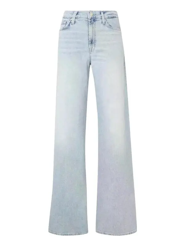 7 For All Mankind Wide-leg Denim Jeans - Blue