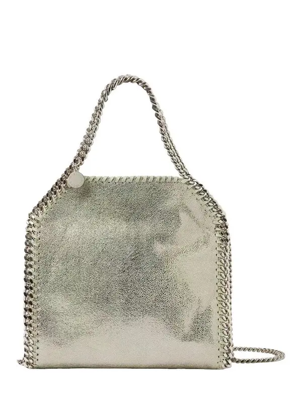 Stella McCartney Mini Falabella Metallic Tote - Green
