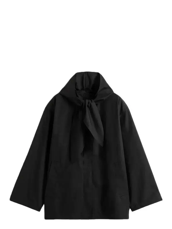 TOTEME Scarf-detail Jacket - Black