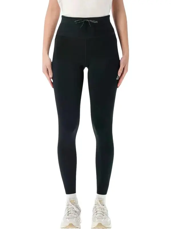 Nike Drawstring Leggings - Black