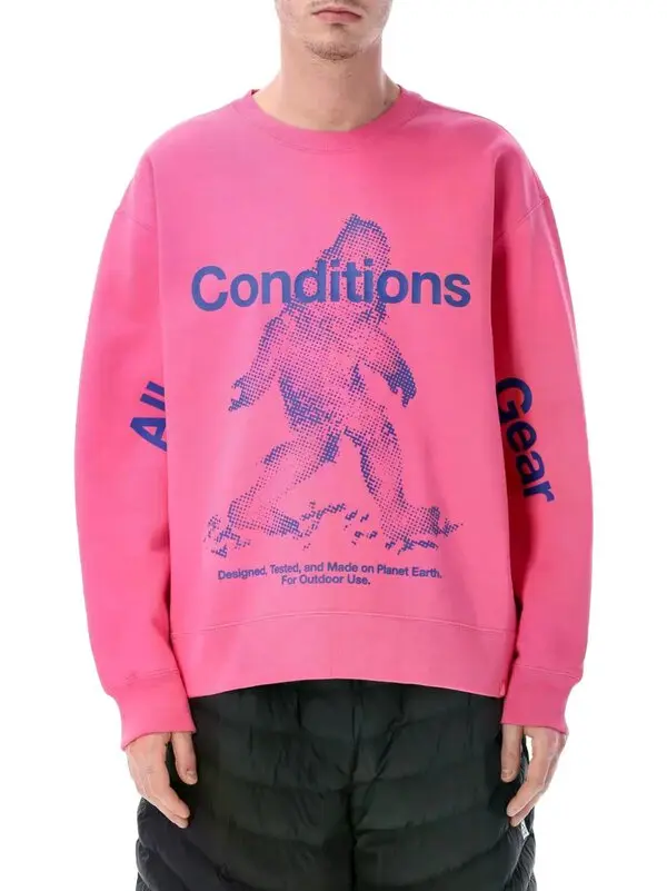 Nike Graphic-print Sweatshirt - Pink