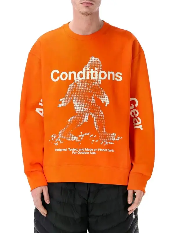 Nike Tuff Fleece Crew-neck Sweatshirt - Orange