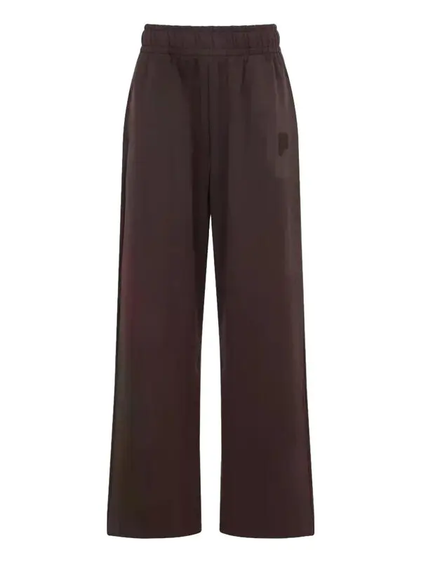 PANGAIA Embroidered Track Pants - Brown