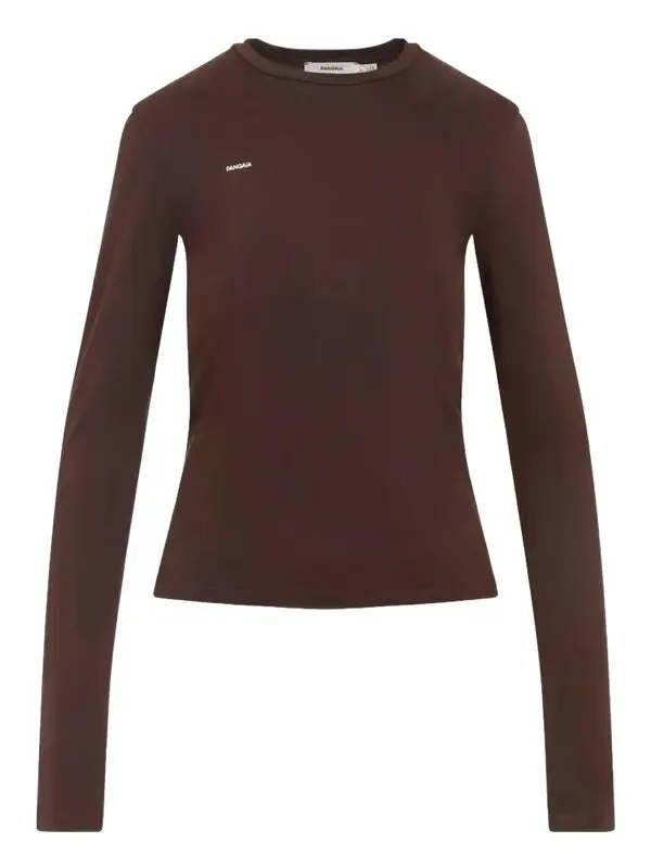 PANGAIA Long-sleeve T-shirt - Brown